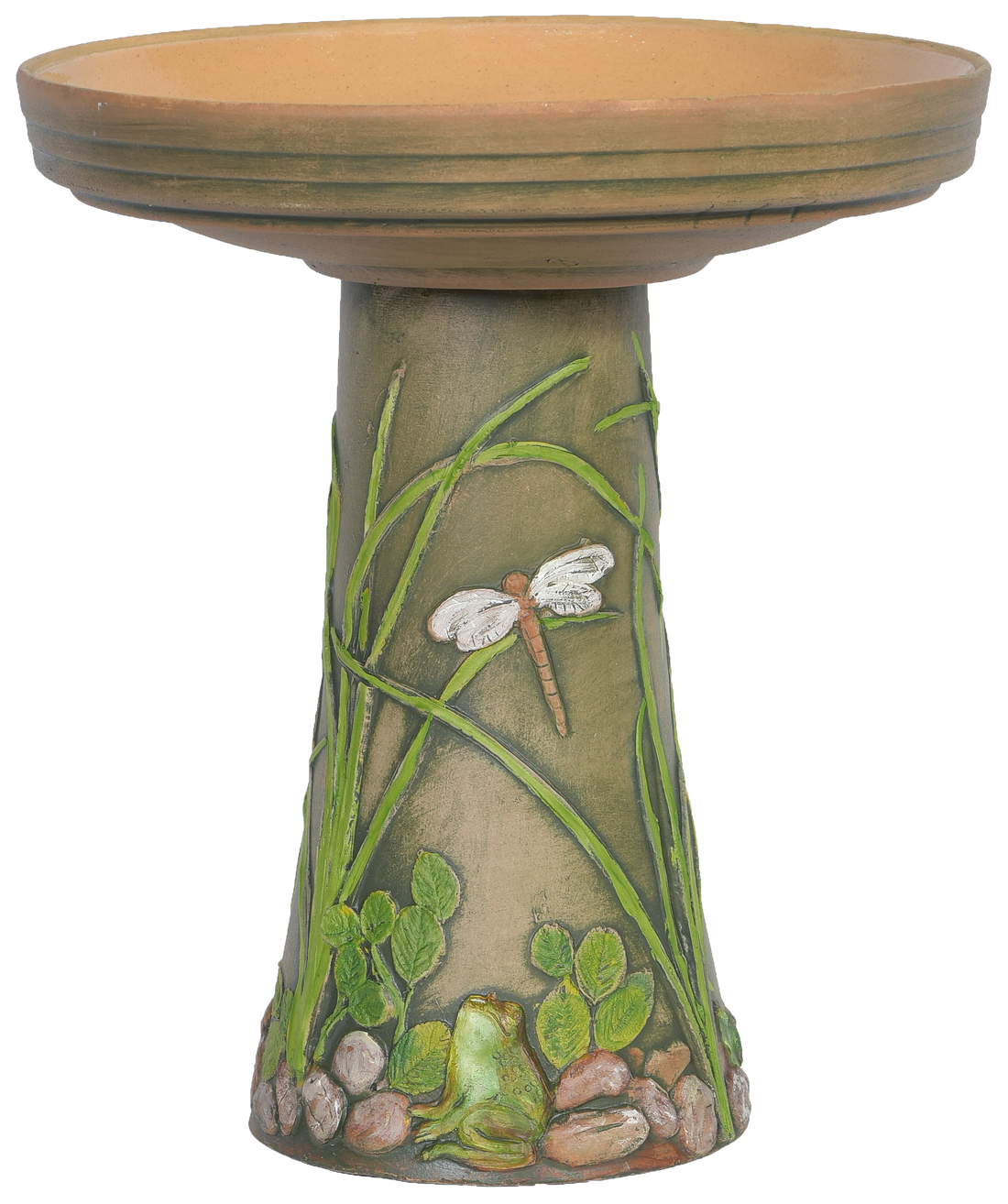 Handpainted DragonFly Birdbath Set – BurleyPottery